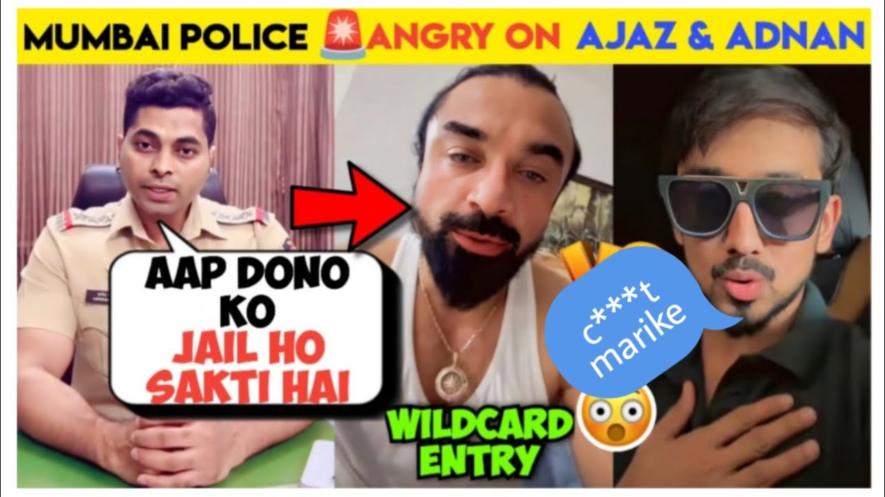 Adnan 07 Ko Diya Dhamki Maharashtra police | 🚨 Ajaz v/s Adnan mumbai ...