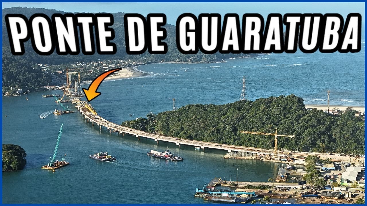 75% 🏗️PONTE DE GUARATUBA E SEUS ACESSOS 🚧 Avanços e Detalhes das Obras ...