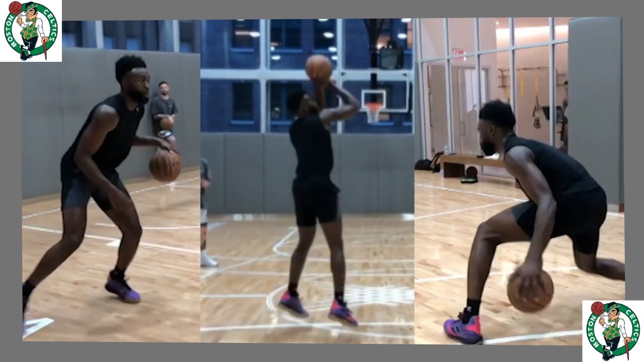 Jaylen Brown shooting PRACTICE in New York || *NBA Workouts* - YouTube