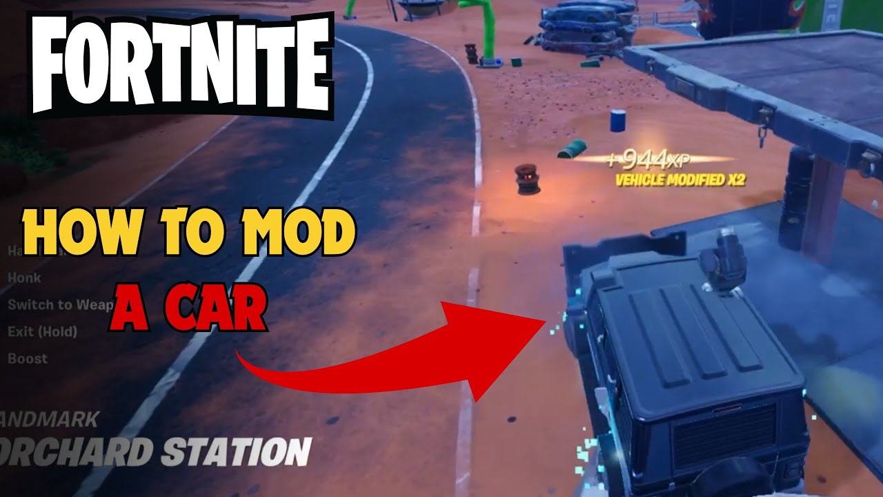 How To Mod A Car in Fortnite - YouTube