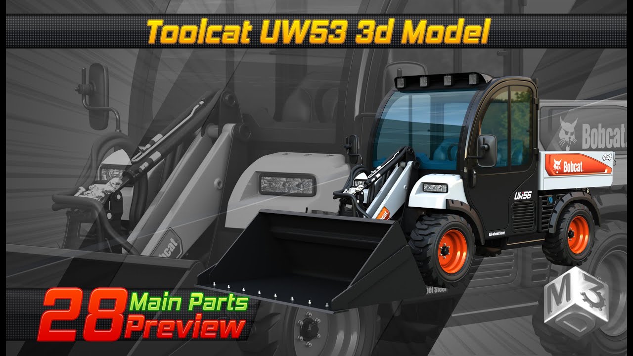 Toolcat UW53 Machine | Markos3d | Parts Preview - YouTube