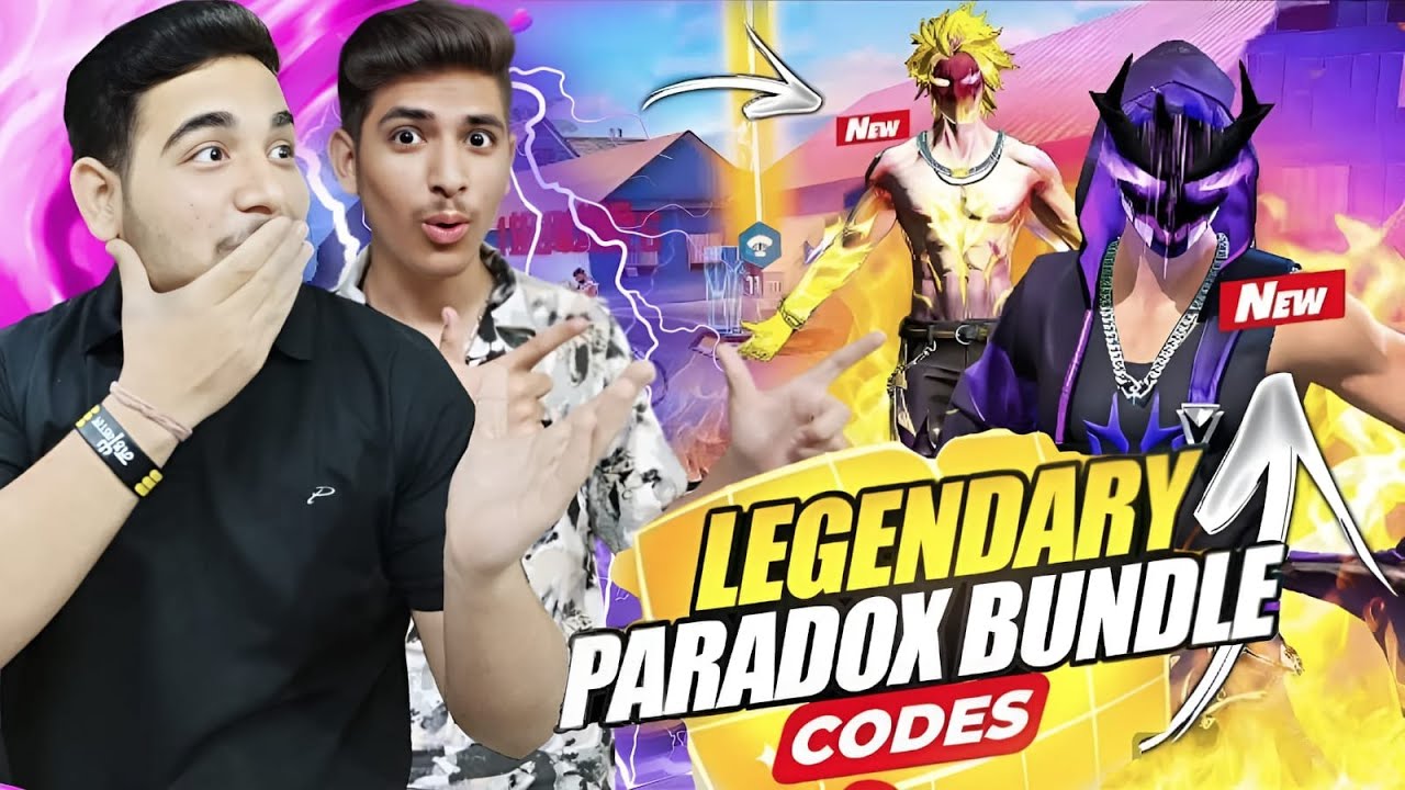 FREE FIRE LIVE PARADOX BUNDLE🤫EVENT GIVEAWAY💎|CUSTOM ROOM| TEAMCODE| FF ...
