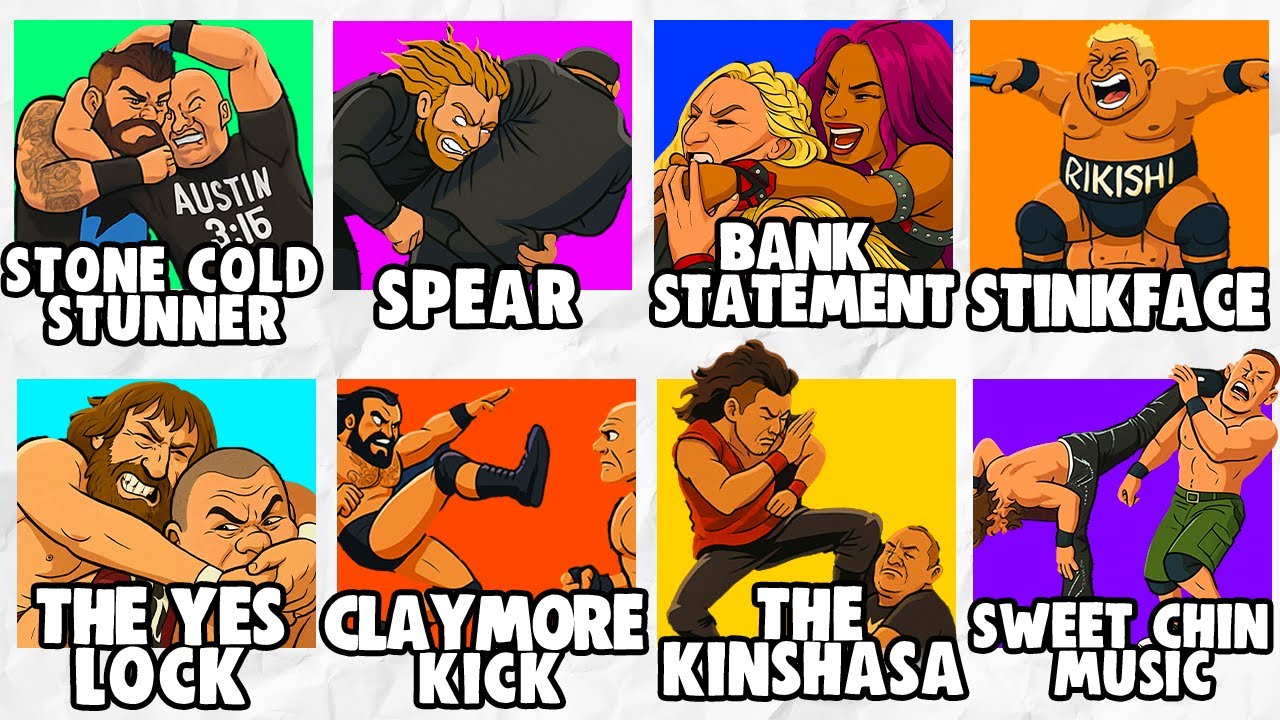 Every WWE Superstar Signature Move Explained In 24 Minutes - YouTube