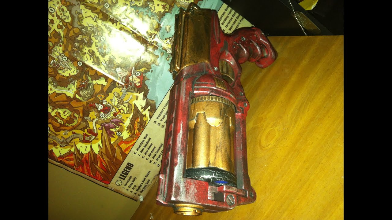 How To STEAMPUNK A Maverick NERF Gun Tutorial - YouTube