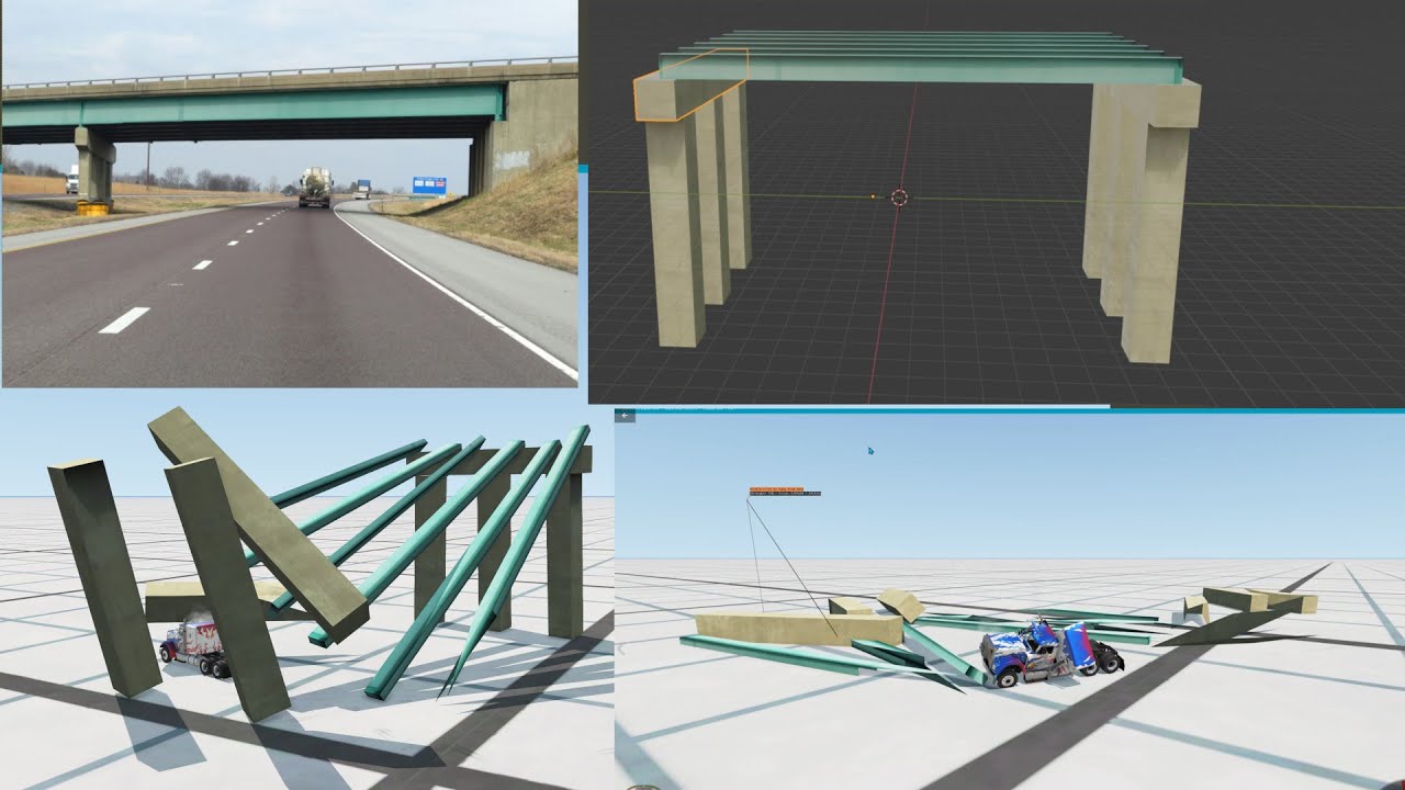 Destructible Bridge - Work In Progress - YouTube