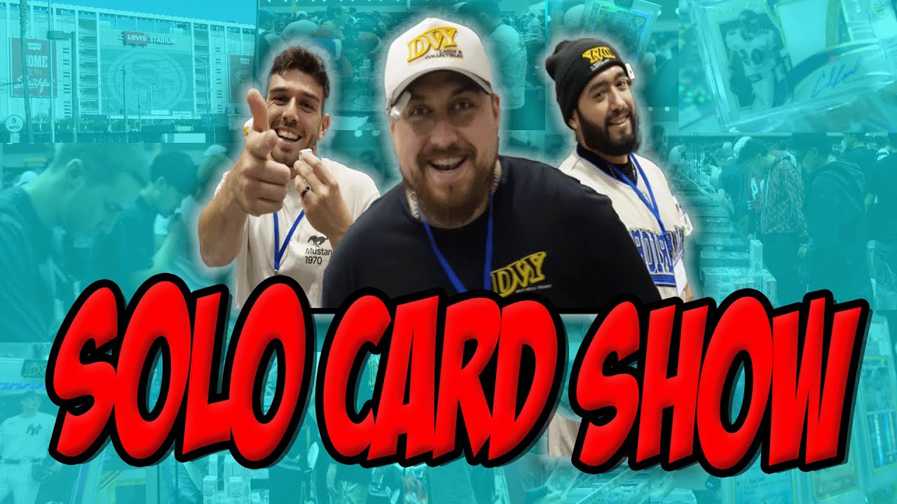 LCS owner goes to a card show ALONE - Santa Clara Card show - YouTube