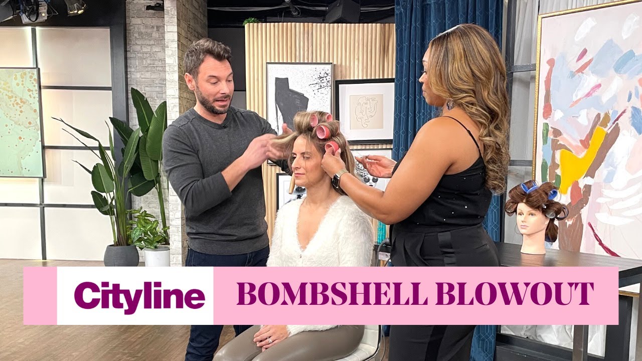 3 ways to get a bombshell blowout at home - YouTube
