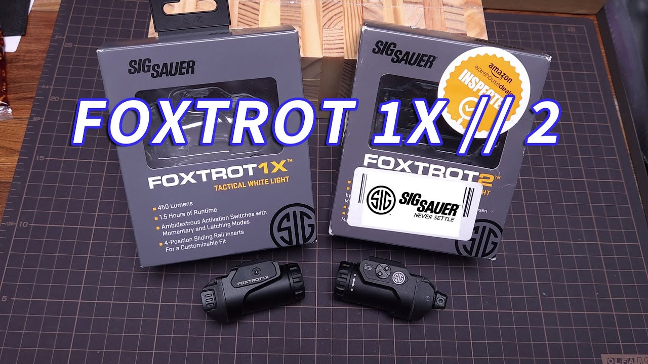 WADSN又有新复刻 SIG SAUER Foxtrot1X Foxtrot2 电筒原版细节 - YouTube