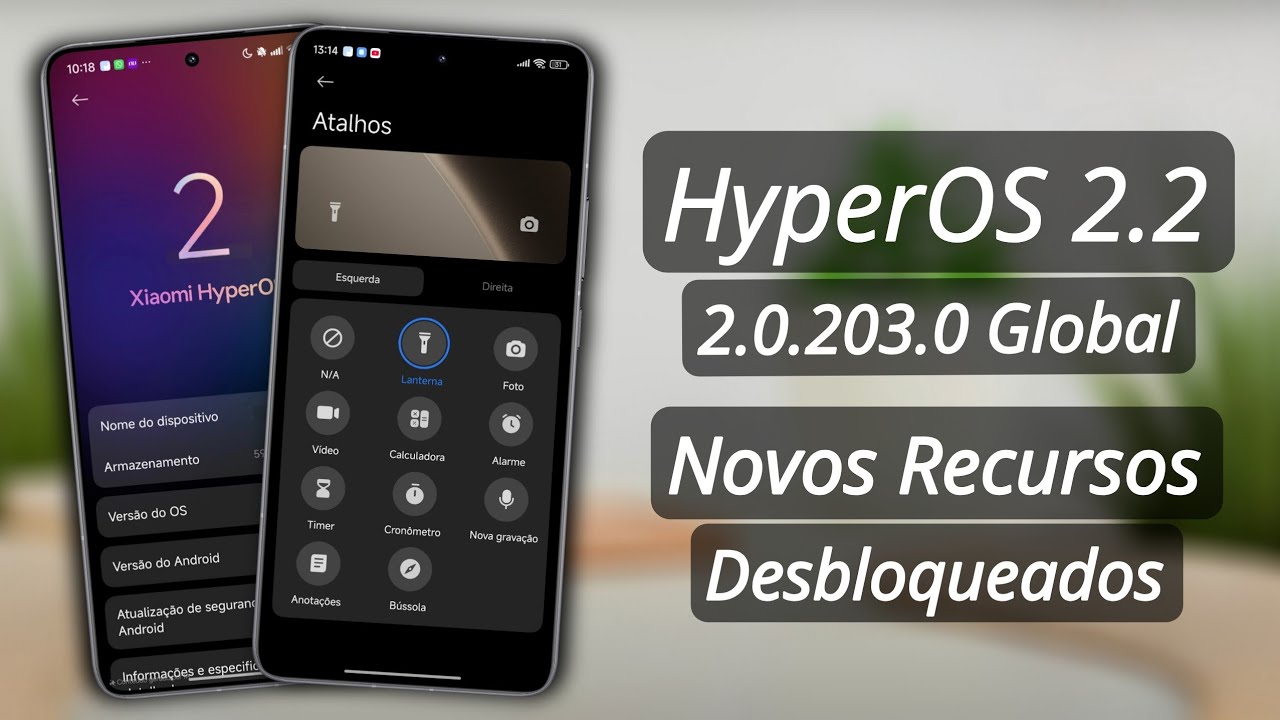 Oficial - HyperOS 2.2 (2.0.203.0) Global - Novos Recursos Desbloqueados ...