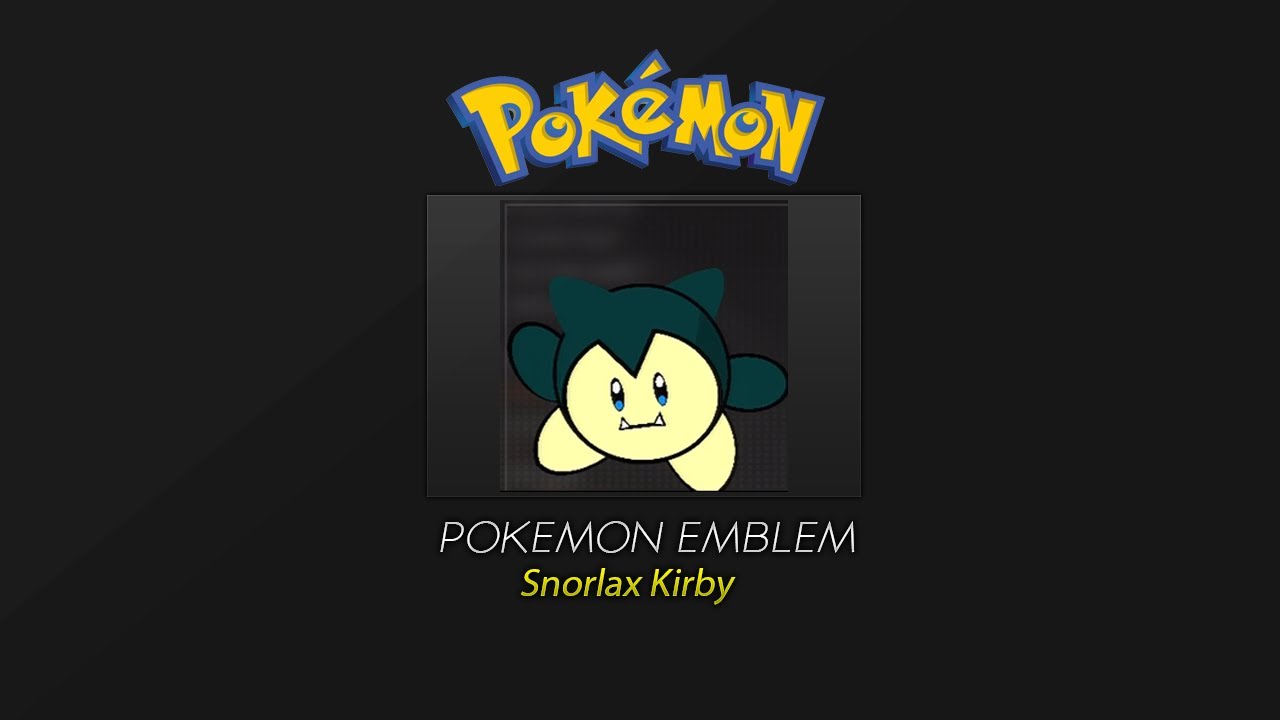 Black Ops 2 | Pokemon Emblem: Snorlax Kirby (HD) - YouTube