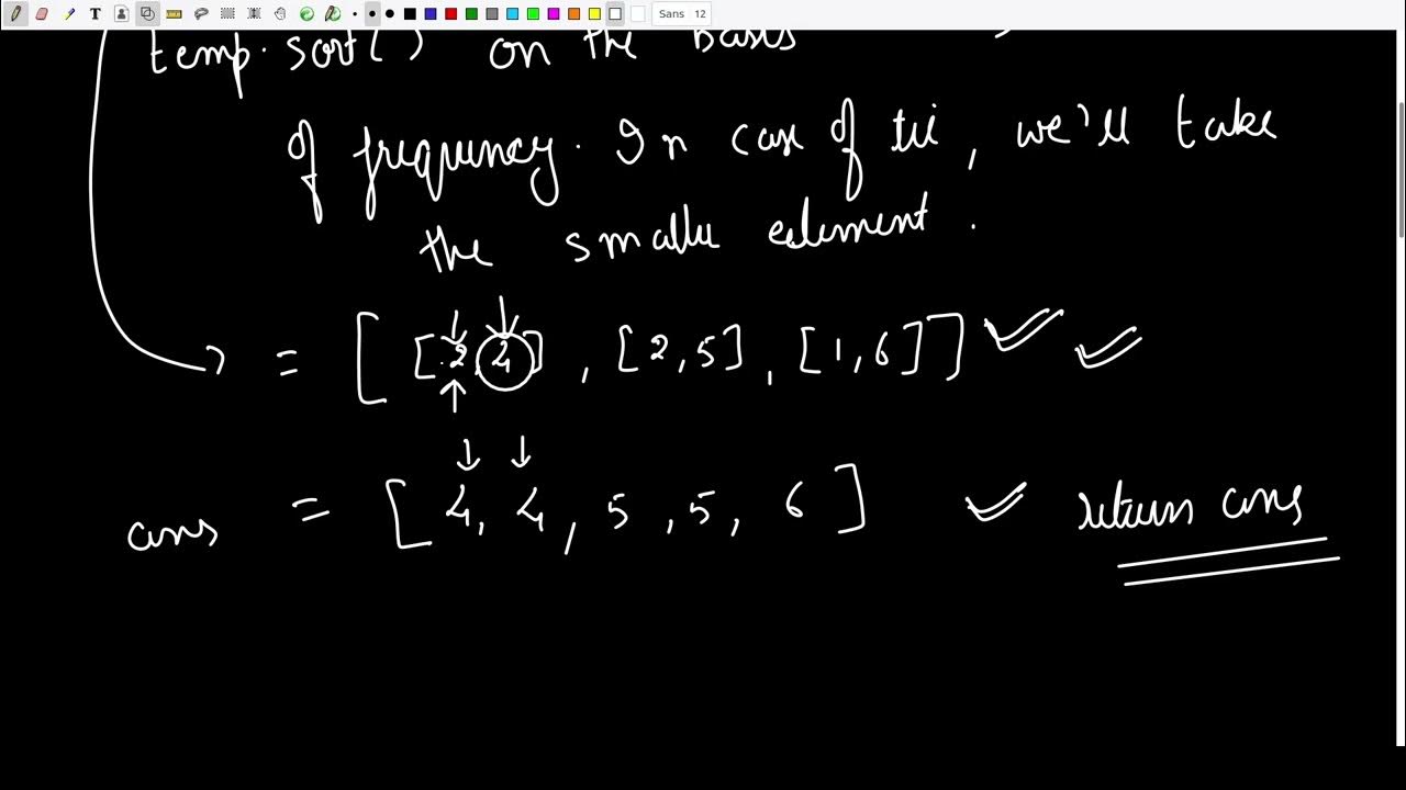 Sorting Elements of an Array by Frequency | GeeksForGeeks | Problem of the Day - YouTube