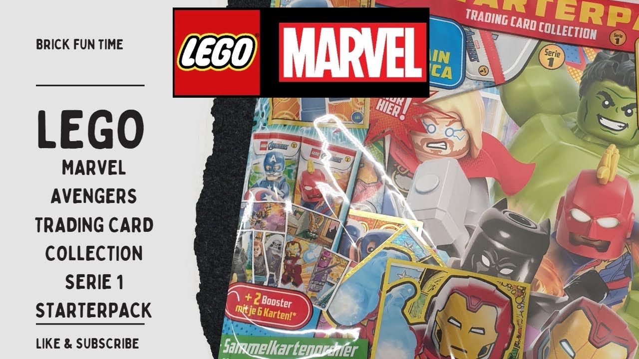 LEGO Marvel Avengers Trading Card Collection Serie 1 Starterpack ...