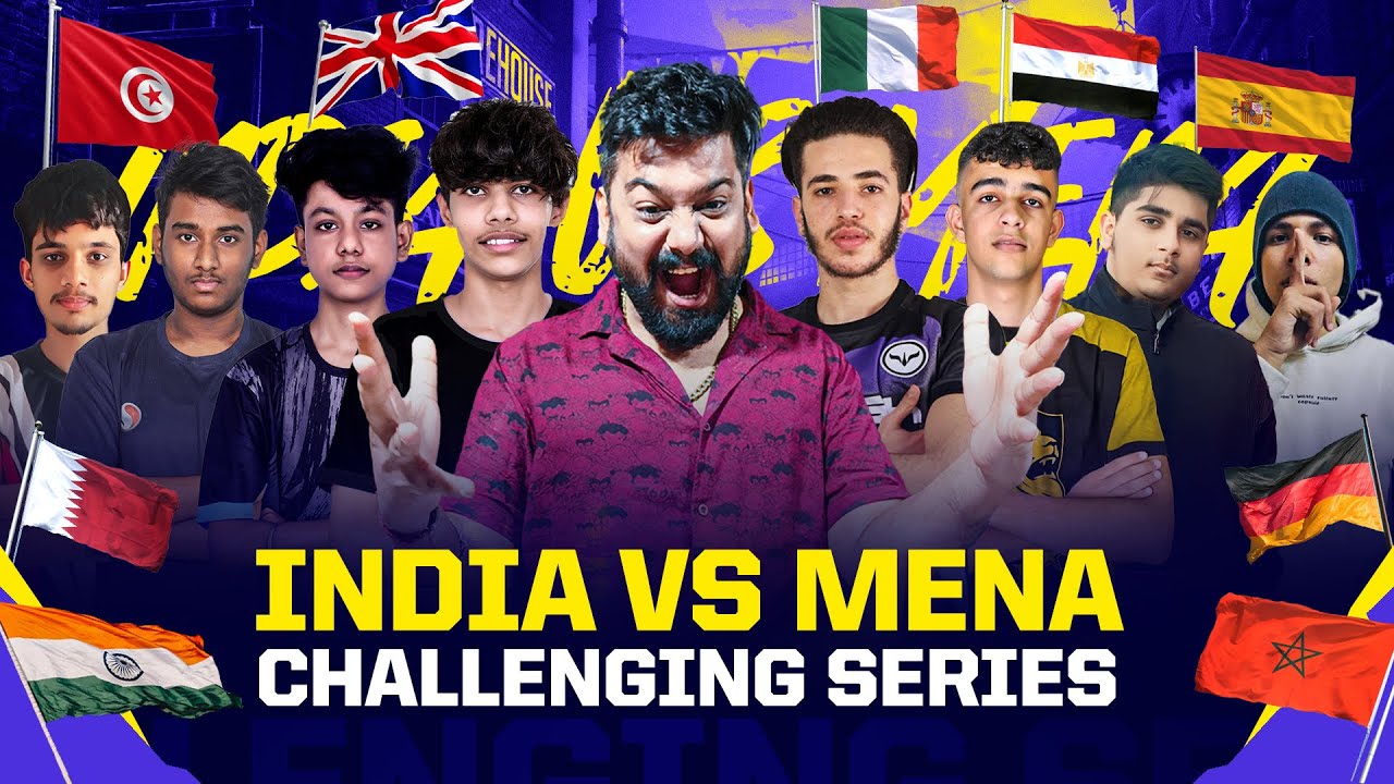 INDIA vs MENA Challenging Series #nonstopgaming #gyangaming #ipl - YouTube