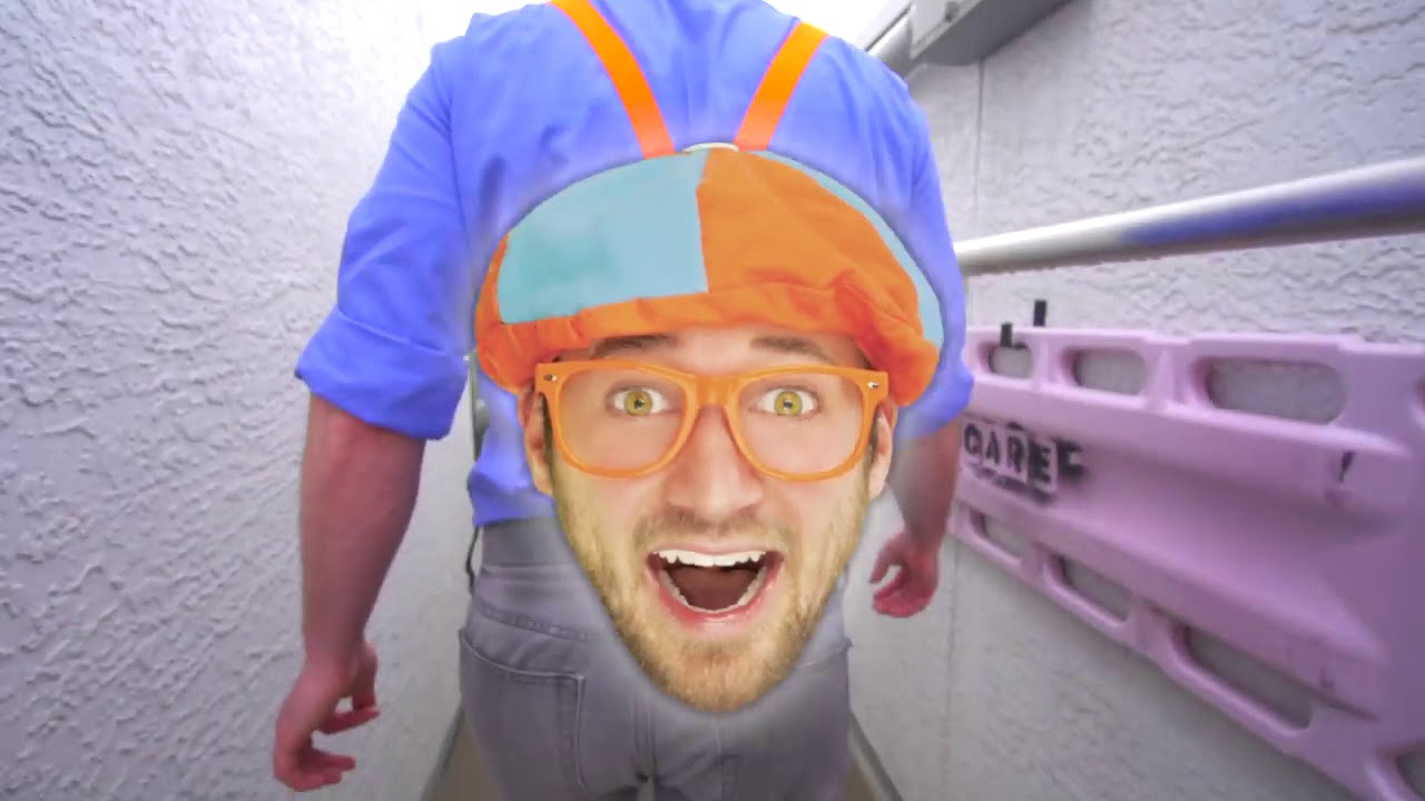 Blippi At an Aquarium with Blippi Fish for Kids - YouTube