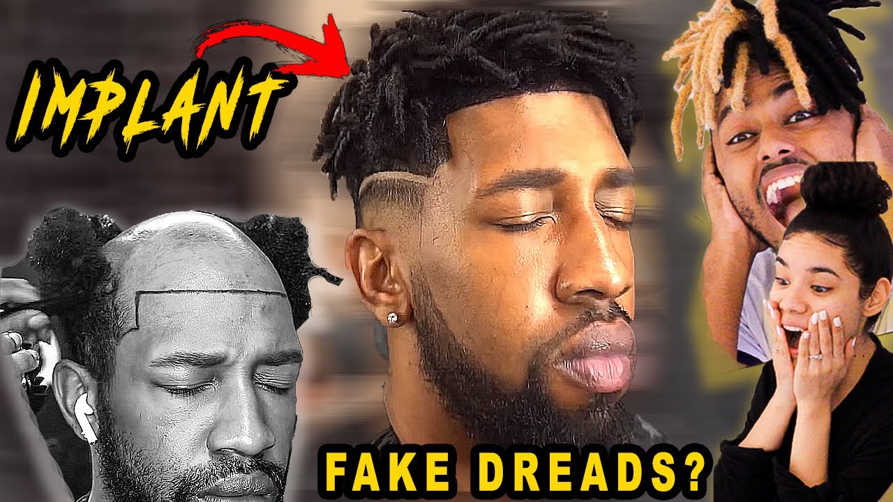 KILLMONGER DREADLOCK IMPLANT @mickeydabarber | FAKE DREADS | How to ...