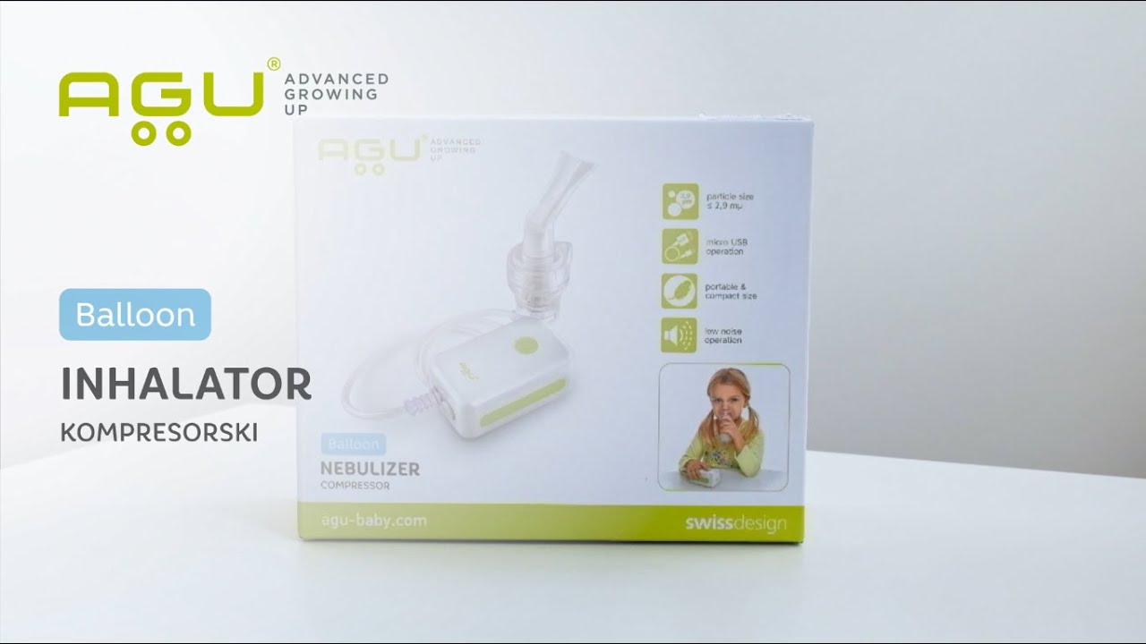 AGU Kompresorski inhalator Balloon - YouTube