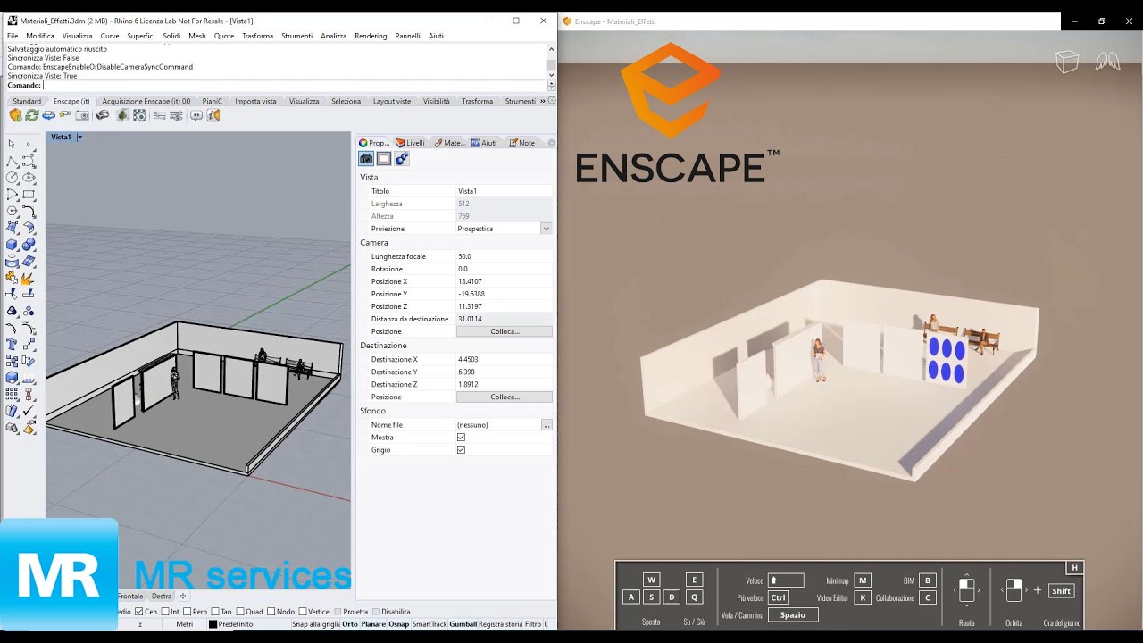 Enscape 2.9 render per Rhino - Lezione #15 #enscape3d #rhinocero - YouTube