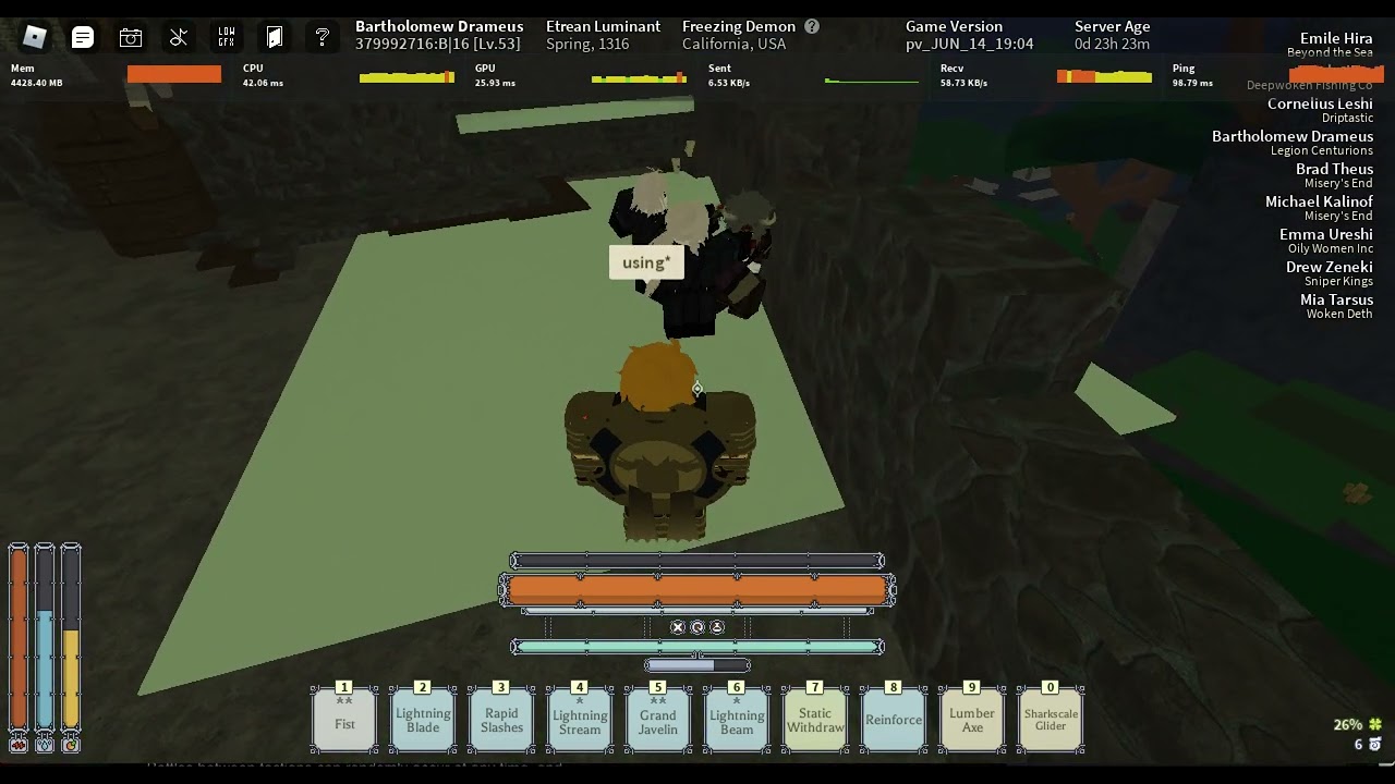 Navae NPC using fists Deepwoken - YouTube