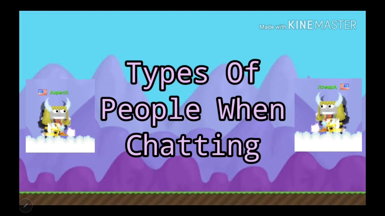 TYPES OF PEOPLE WHEN CHATTING - Growtopia - YouTube