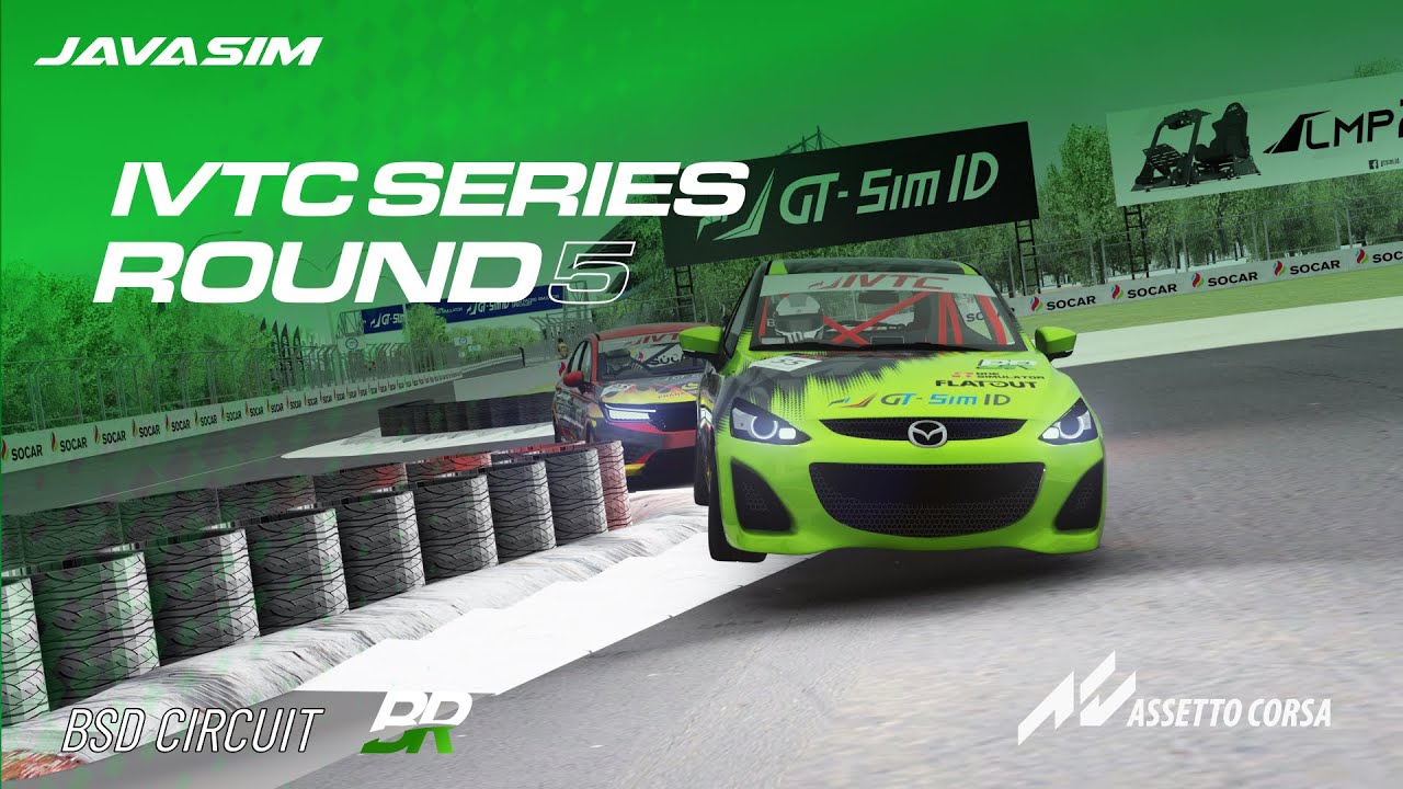 IVTC SERIES ROUND 5 | BSD CIRCUIT | MAZDA 2 1500 CLASS Assetto Corsa - YouTube