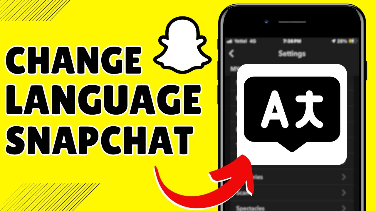 How To Change Language On Snapchat - YouTube