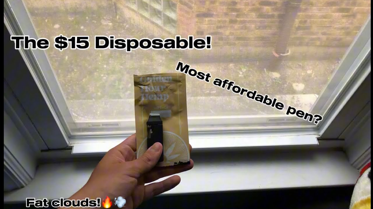Golden Hour Hemp 1g Disposable Purple Haze Review - YouTube
