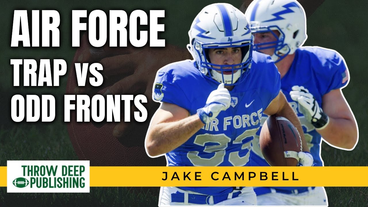 How to Attack Odd Fronts with Trap (Air Force Football) - YouTube