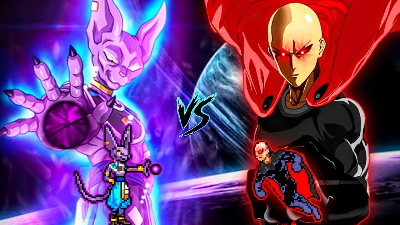 Beerus OP (all form) (New) VS Evil Saitama OP in Jump Force Mugen😑 ...