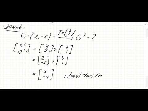 Transformasi Geometri(matriks Transformasi#1) - YouTube