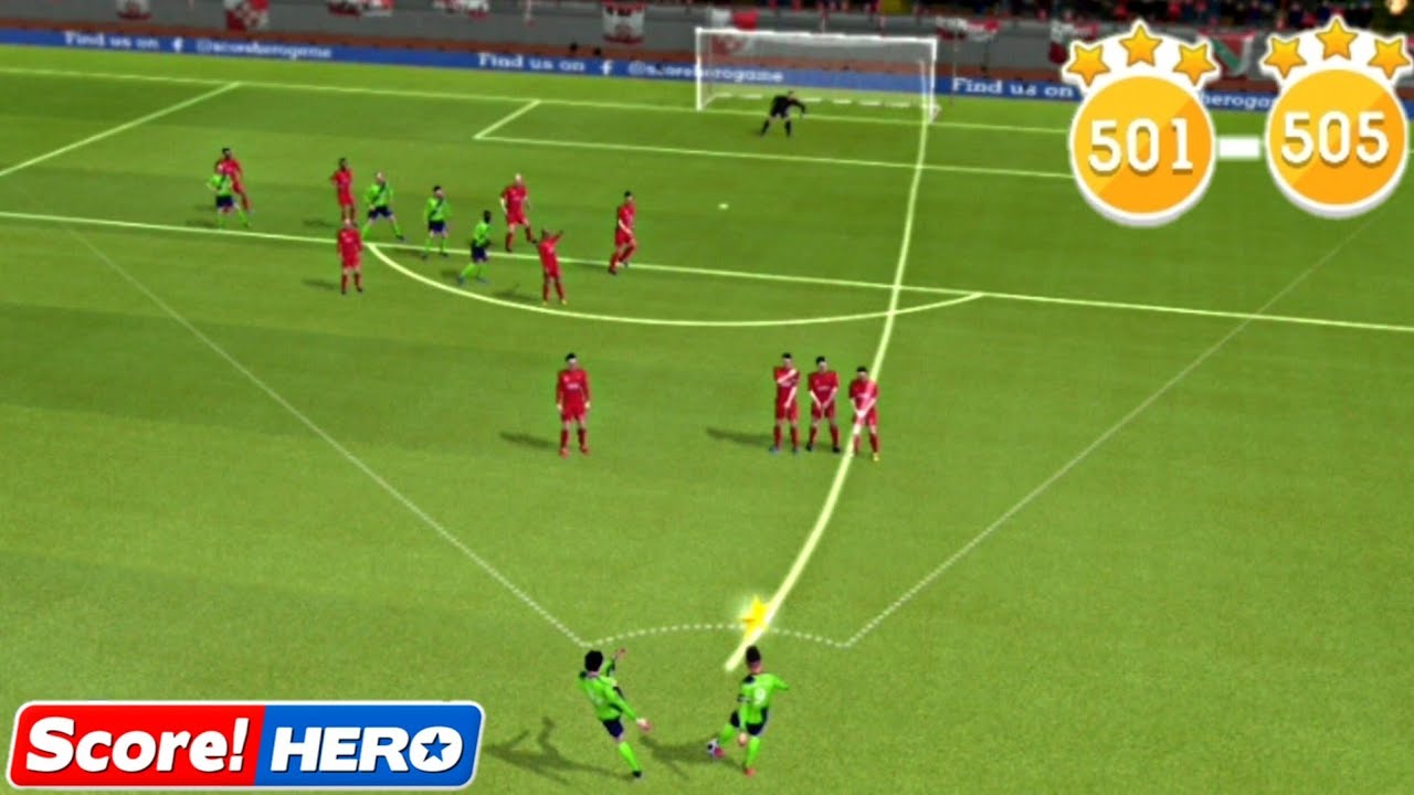 Score! Hero - Level 501-505 - 3 Stars - YouTube