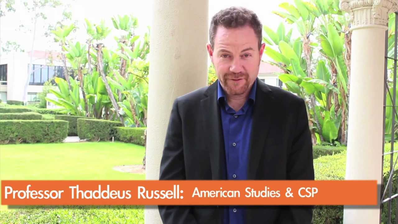 Professor Profile: American Studies, Thaddeus Russell - YouTube
