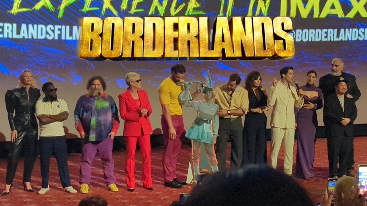 BORDERLANDS premiere intro Eli Roth, Cate Blanchett, Kevin Hart, Jamie ...
