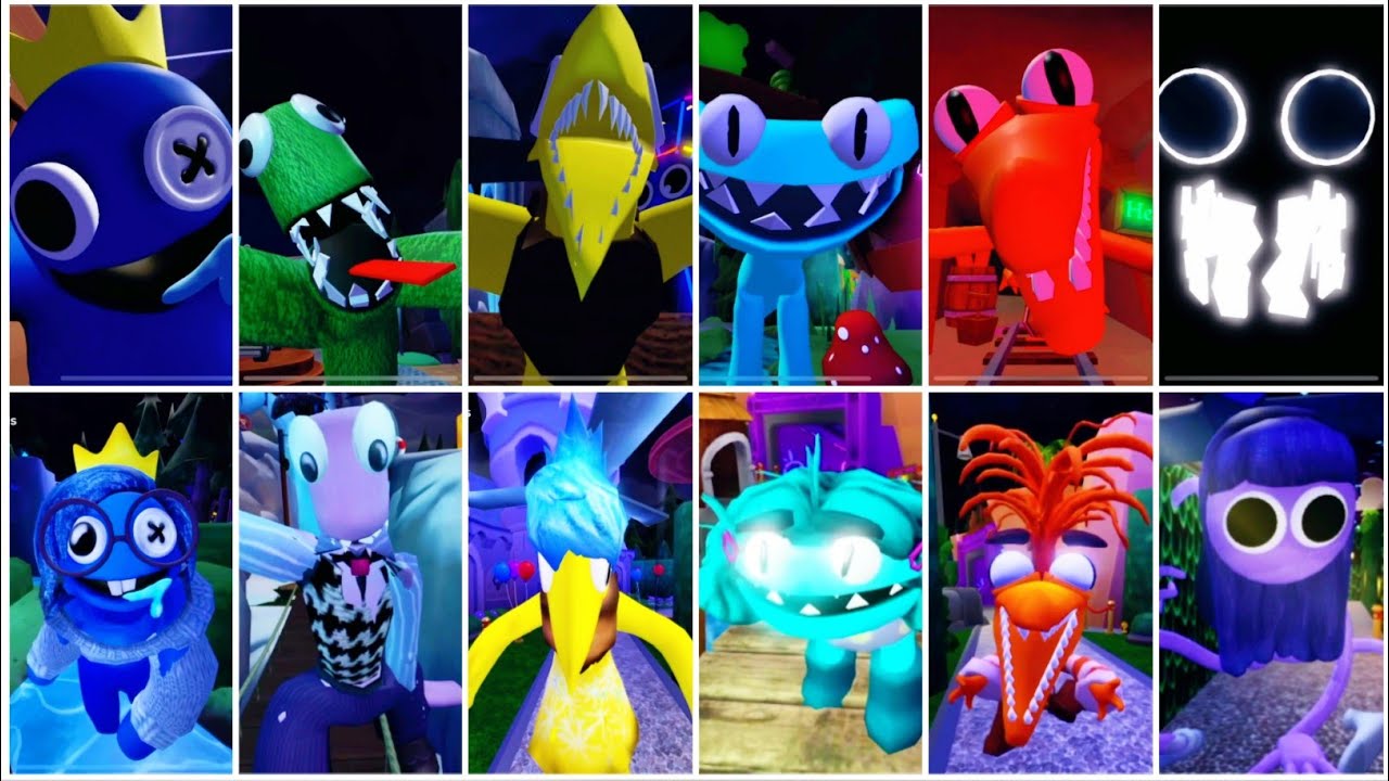 Rainbow Friends 2 Vs Inside Out Rainbow Friends 2 All Jumpscares - YouTube