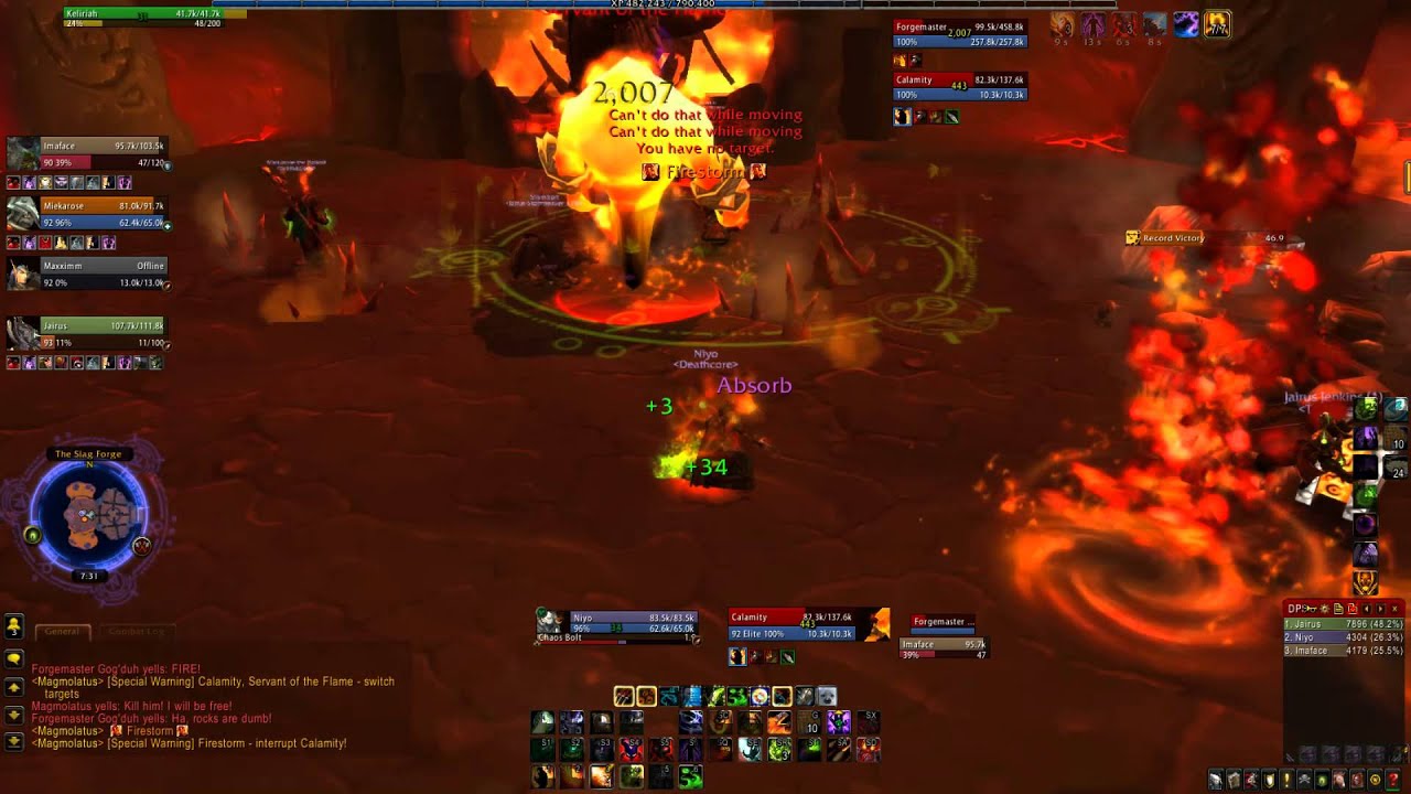 World of Warcraft Blood Maul Slag Pit - YouTube