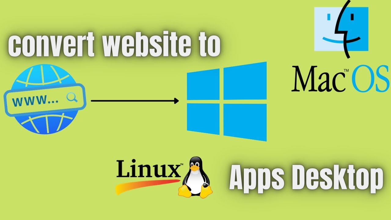 Convert Website to Apps Desktop 2022 - YouTube