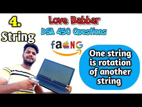 Check whether one string is rotation of another | love babbar DSA string solution | leetcode ...