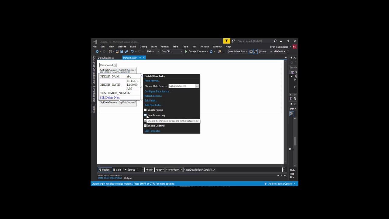 How to use the DetailsView with ASP.NET Web Forms - YouTube