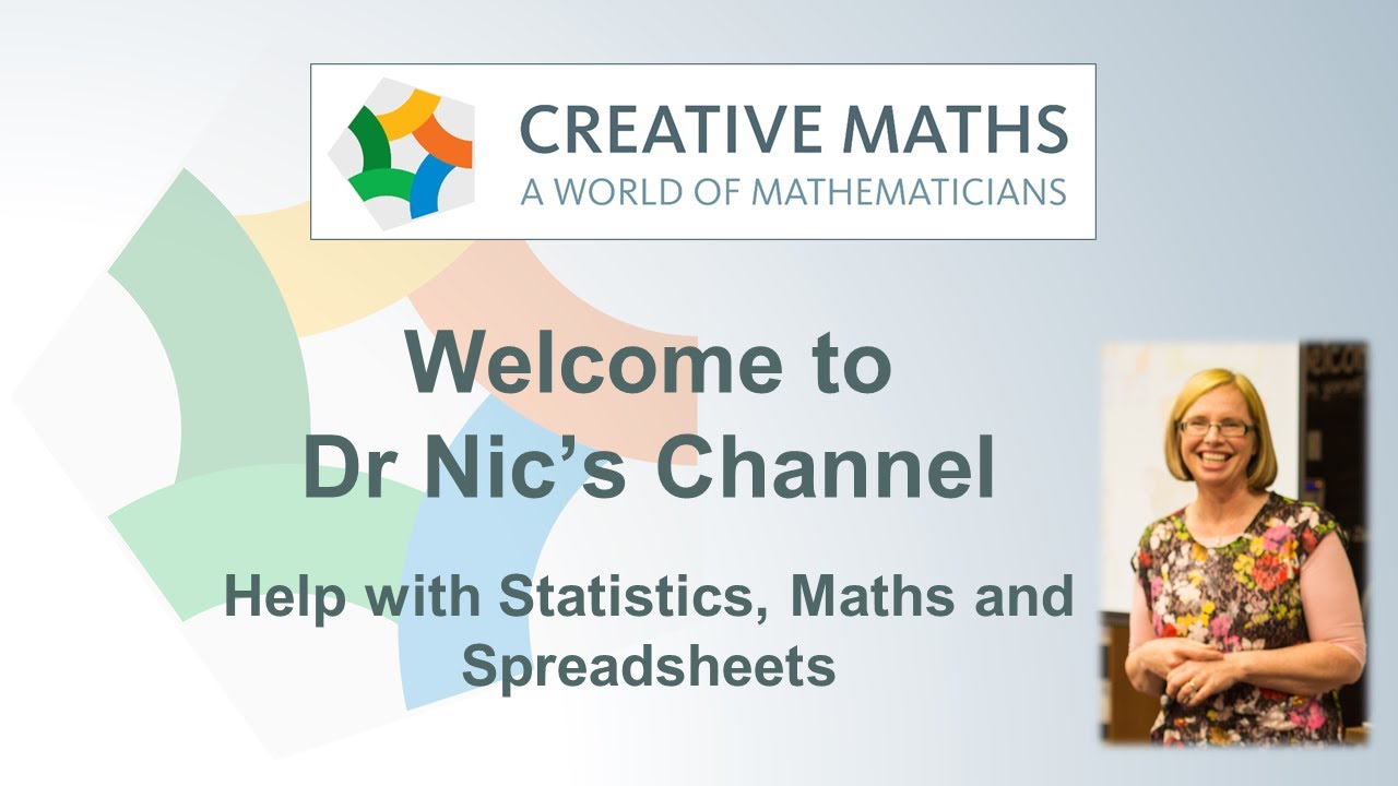 Welcome to Dr Nic's Maths and Stats - YouTube
