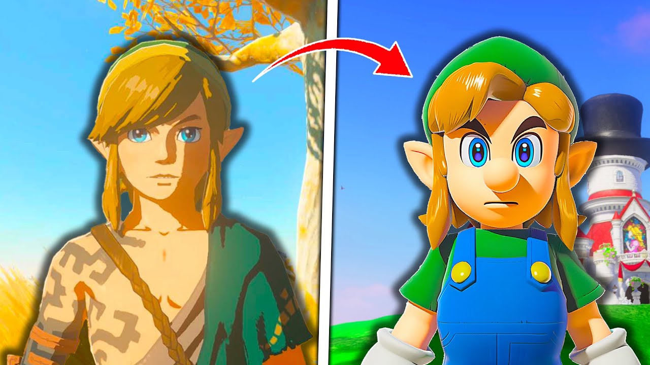 J'ai MÉLANGÉ Zelda TOTK et Mario Odyssey - YouTube