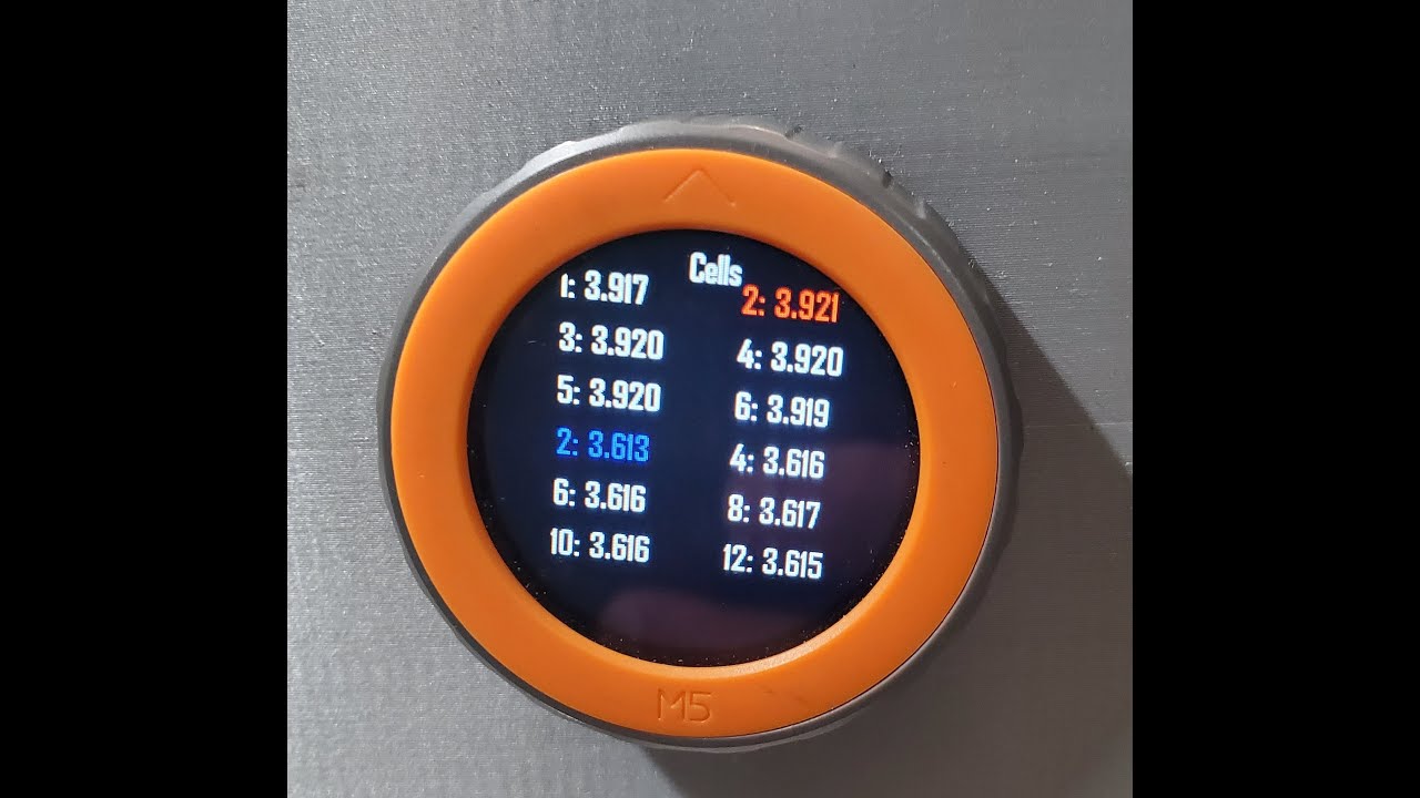 Off Grid Solar: Read Tesla BMS BMB Boards With ESP32 and M5Dial Display ...