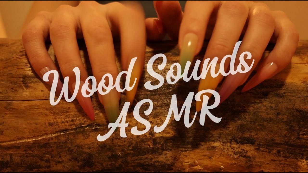 1 HOUR Wood Sounds ASMR | fall asleep right away to relaxing backgroud ...