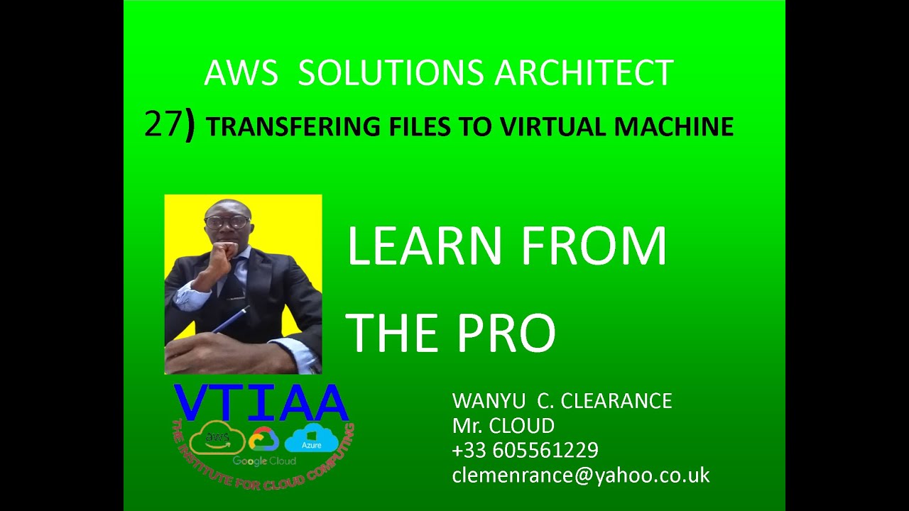 02 Transfer of files to virtual instance - YouTube