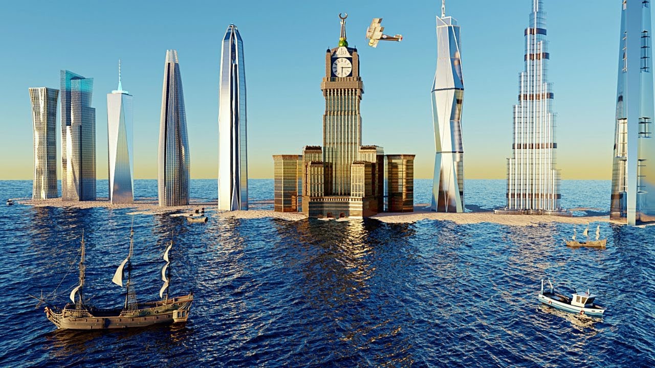TALLEST BUILDINGS In the World - 3D Comparison - YouTube