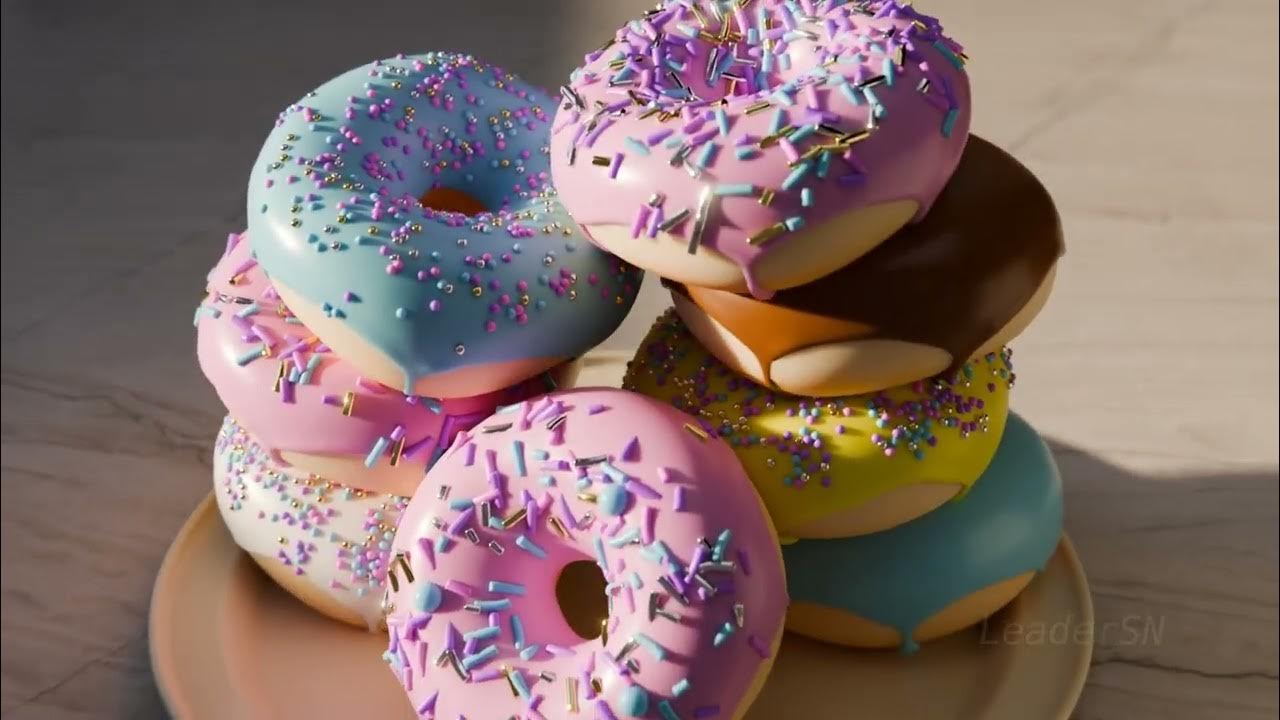 My First Blender Render! 🍩 | Blender Guru Tutorial - YouTube