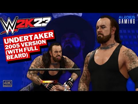 WWE 2K23 Undertaker W/ FULL BEARD 2005 VERSION | 4K Ultra | PC Gameplay ...