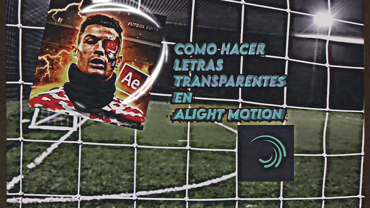 Como hacer letras transparentes en alight motion//Fácil y Rápido ...