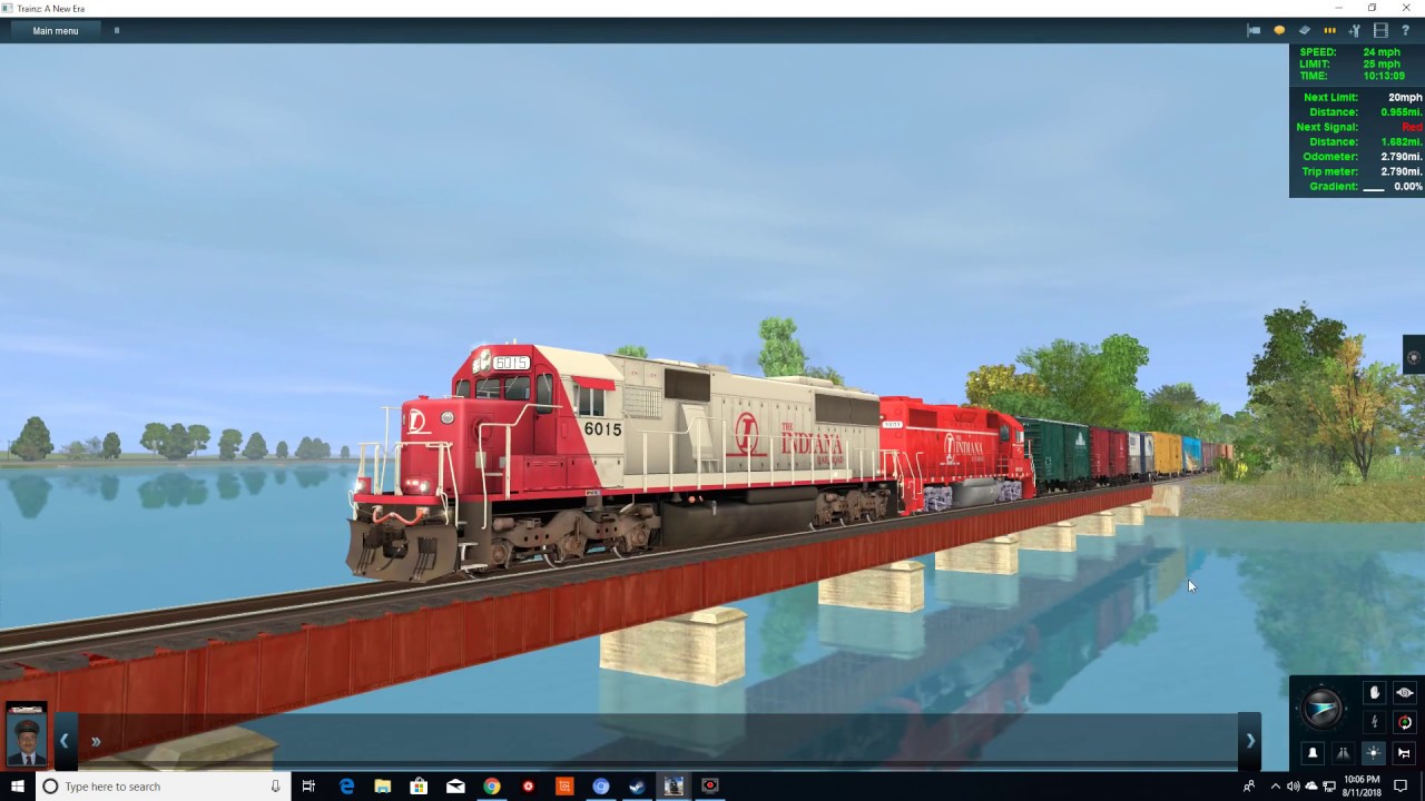 Trainz: A New Era Gameplay, INRD SD60+GP-38 On Midwestern Branch Route ...