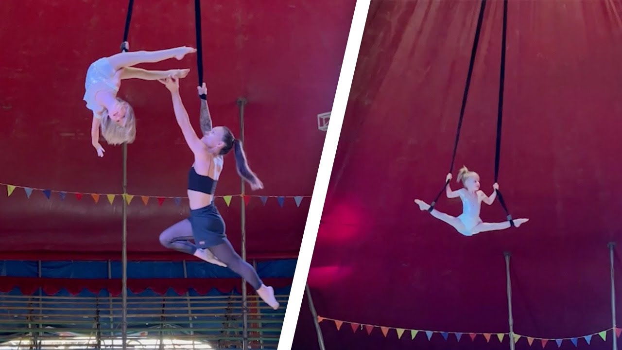 Talented Young Girl Performs Acrobatics In Circus 🎪 - YouTube