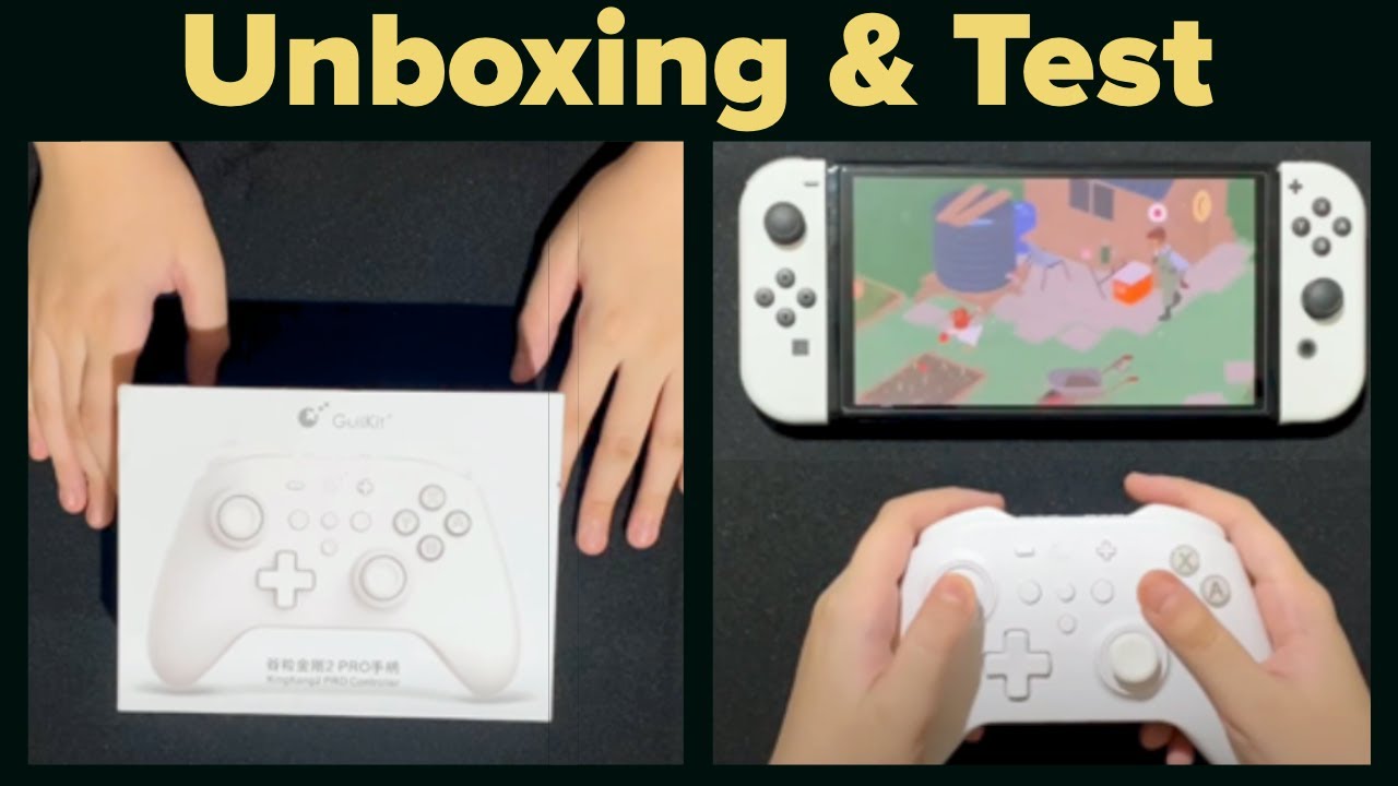 Gulikit KingKong Pro Controller Unboxing + Gameplay Footage - YouTube