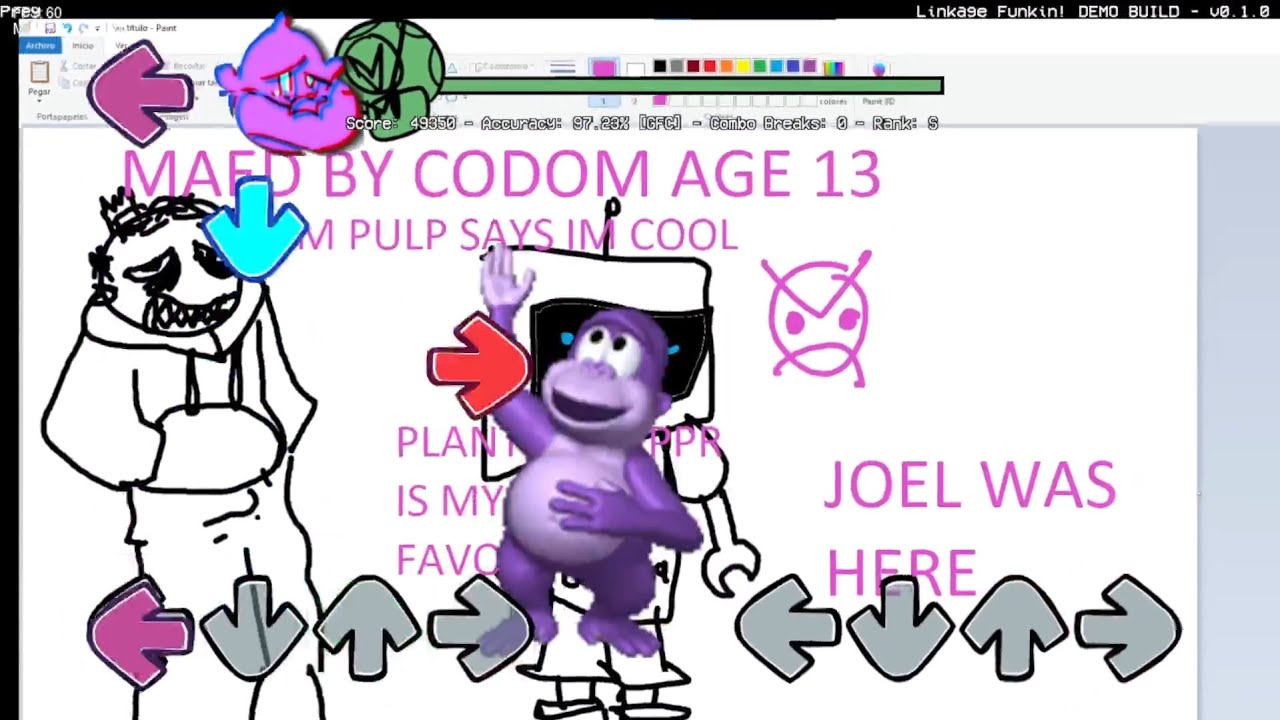 Friday Night Funkin - Linkage Funkin' (Demo) - Prey (remixed) (Bonzi vs ...